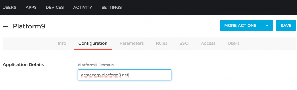 Single Sign-on with OneLogin - Platform9 Managed Openstack Docs