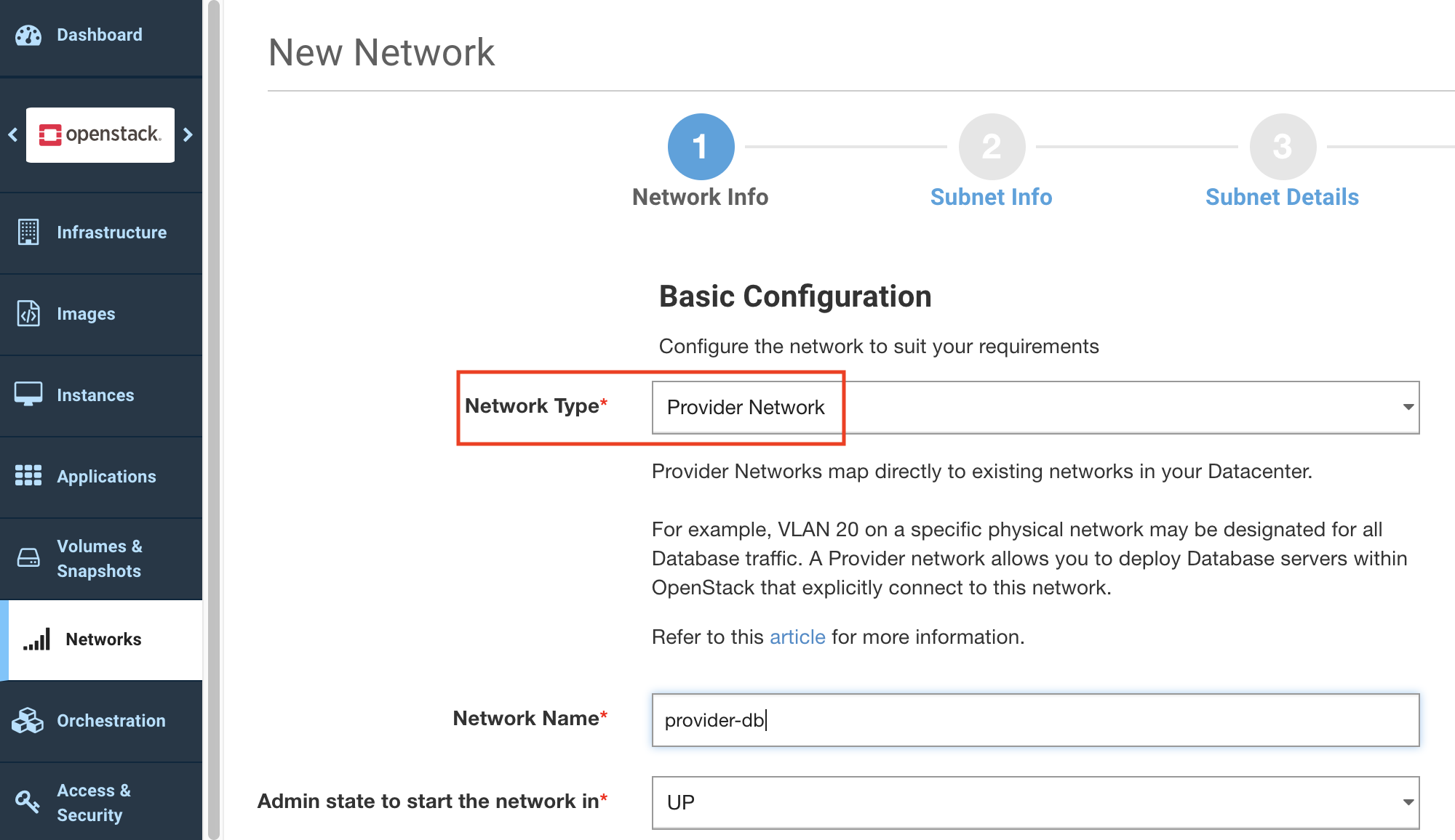 Network Management Platform9 Managed Openstack Docs 