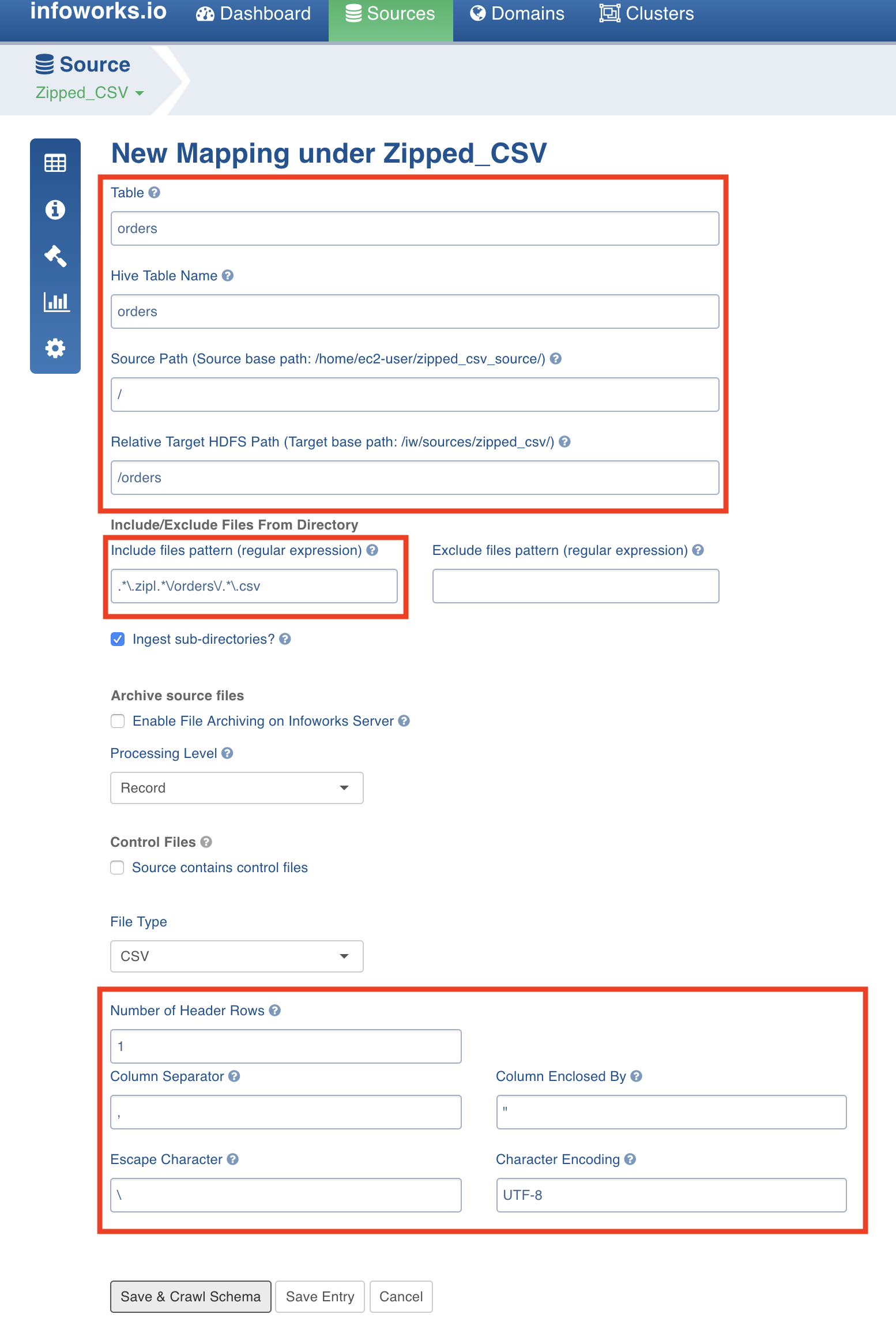 Ingesting Zipped CSV Files - Product Documentation
