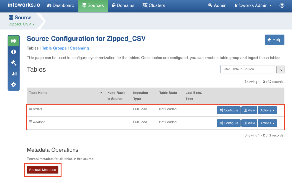 Ingesting Zipped CSV Files - Product Documentation
